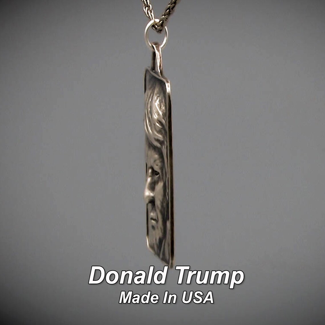 Donald Trump Necklace (sterling Silver 925) - Etsy