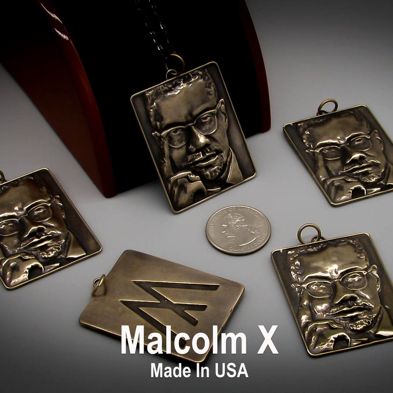 Malcolm X Necklace - Etsy