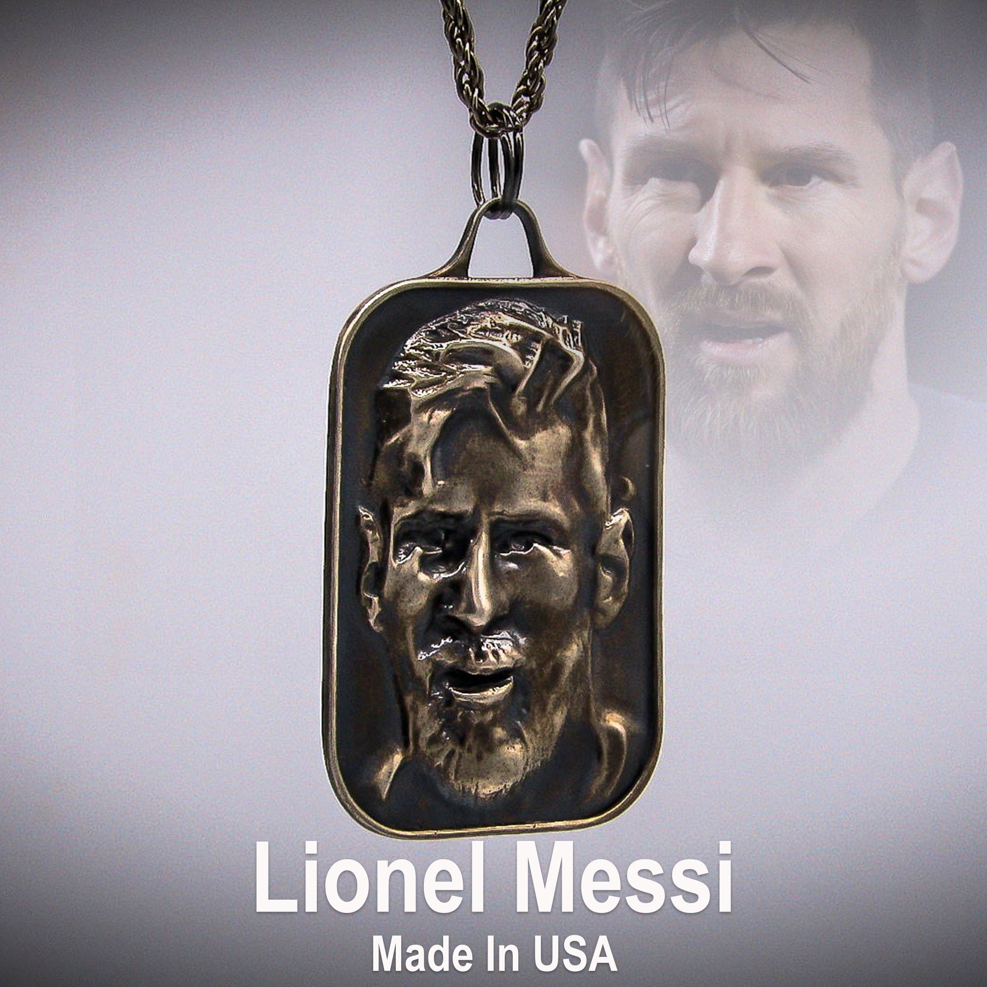 Lionel Messi Collar Plata de Ley 925 - Etsy México