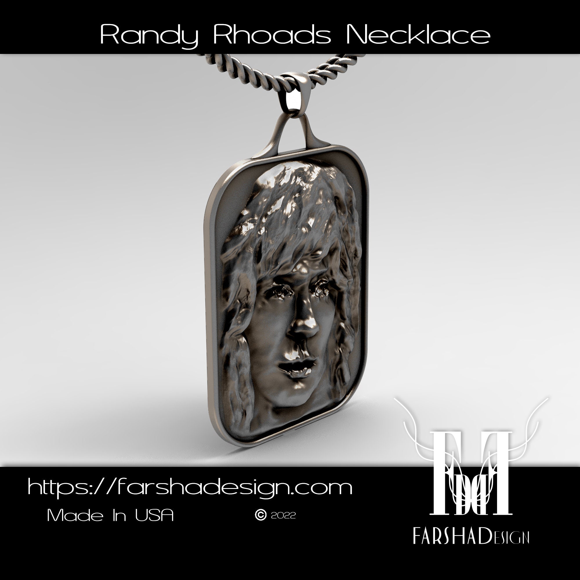 Randy Rhoads Pendant - Etsy