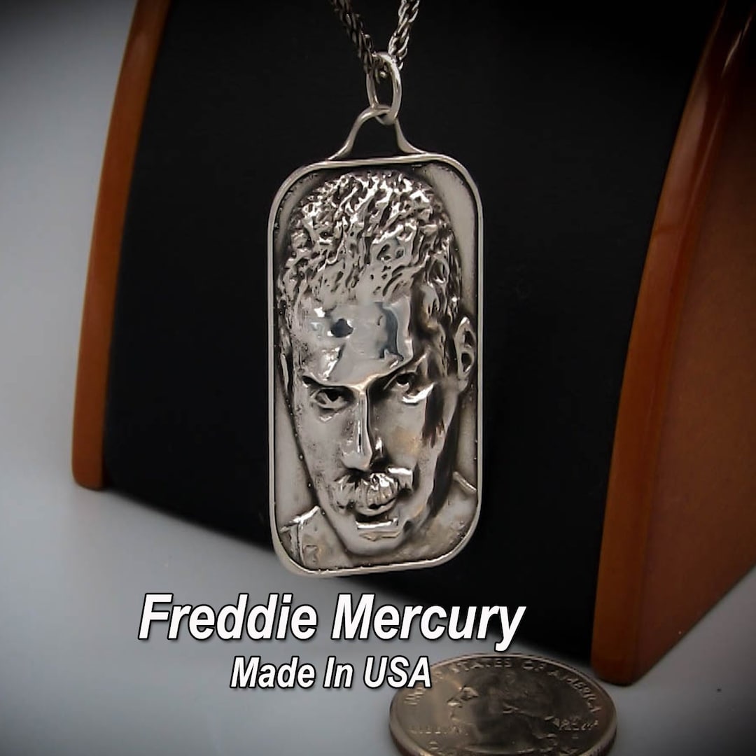 Freddie Mercury Pendant (silver Sterling 925) - Etsy