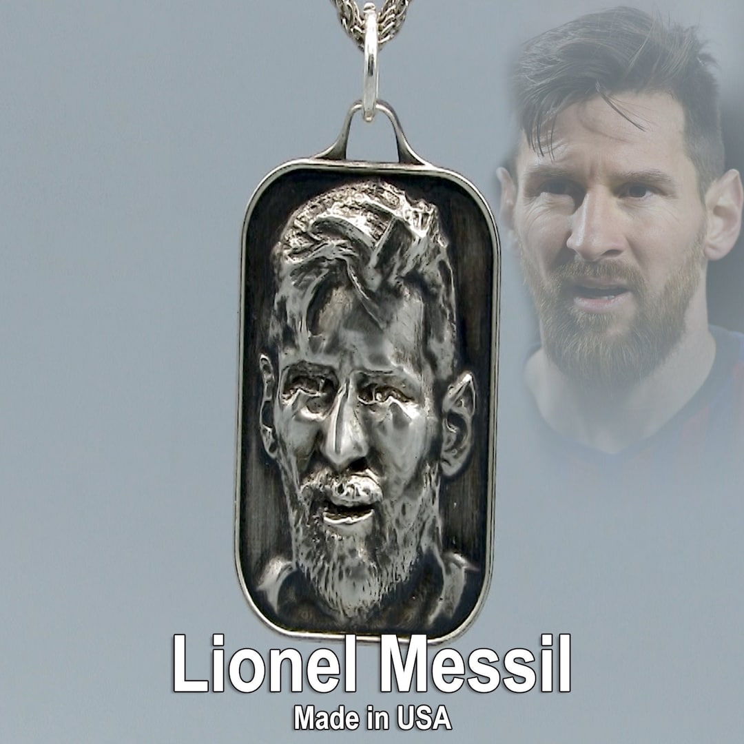 Lionel Messi Necklace Sterling Silver 925 - Etsy