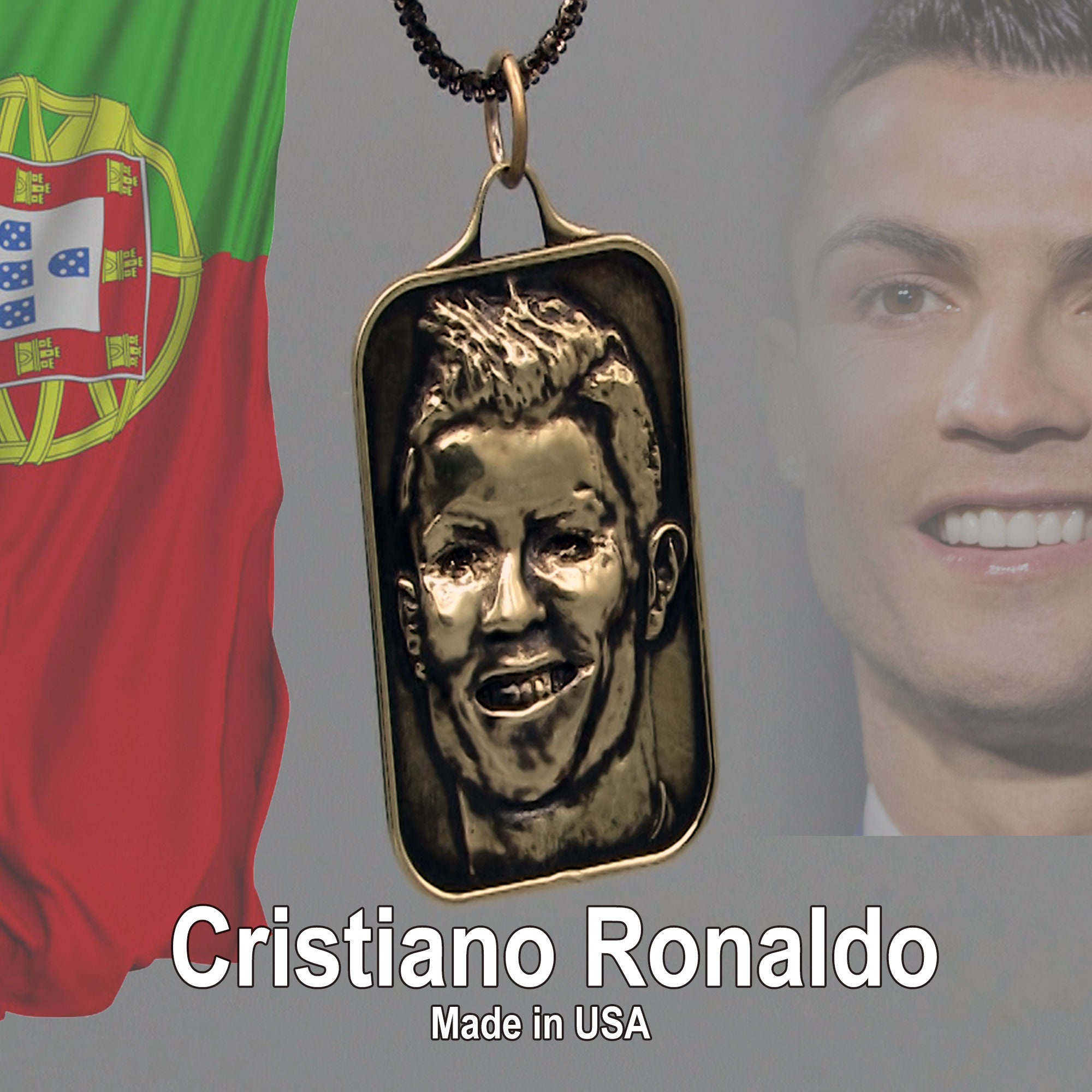 Cristiano Ronaldo Necklace - Etsy