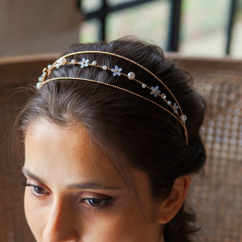 Golden Tiara - Etsy