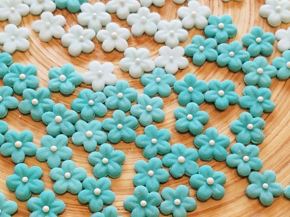 Mini Fondant Flowers - Etsy