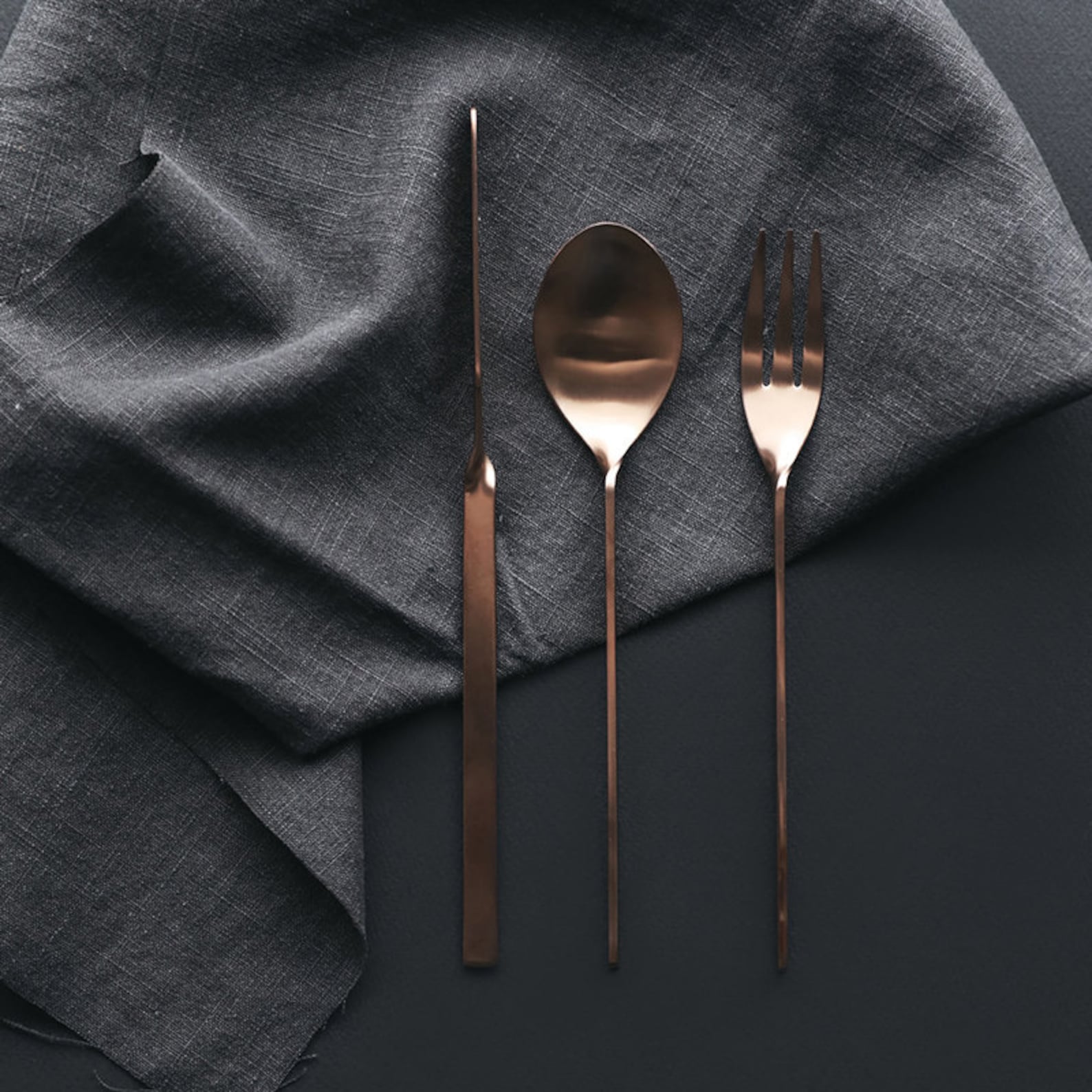 Twisted Stainless Black Matte Flatware Set Modern Cutlery Set for New ...