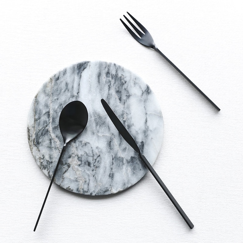 Twisted Stainless Steel Cutlery Set: Copper Finish, Modern Tableware ...