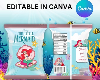 Graduation Chips Bag Template | DIY Editable in Canva | Party Favors - Etsy