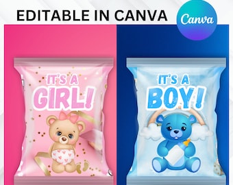 Graduation Chips Bag Template | DIY Editable in Canva | Party Favors - Etsy