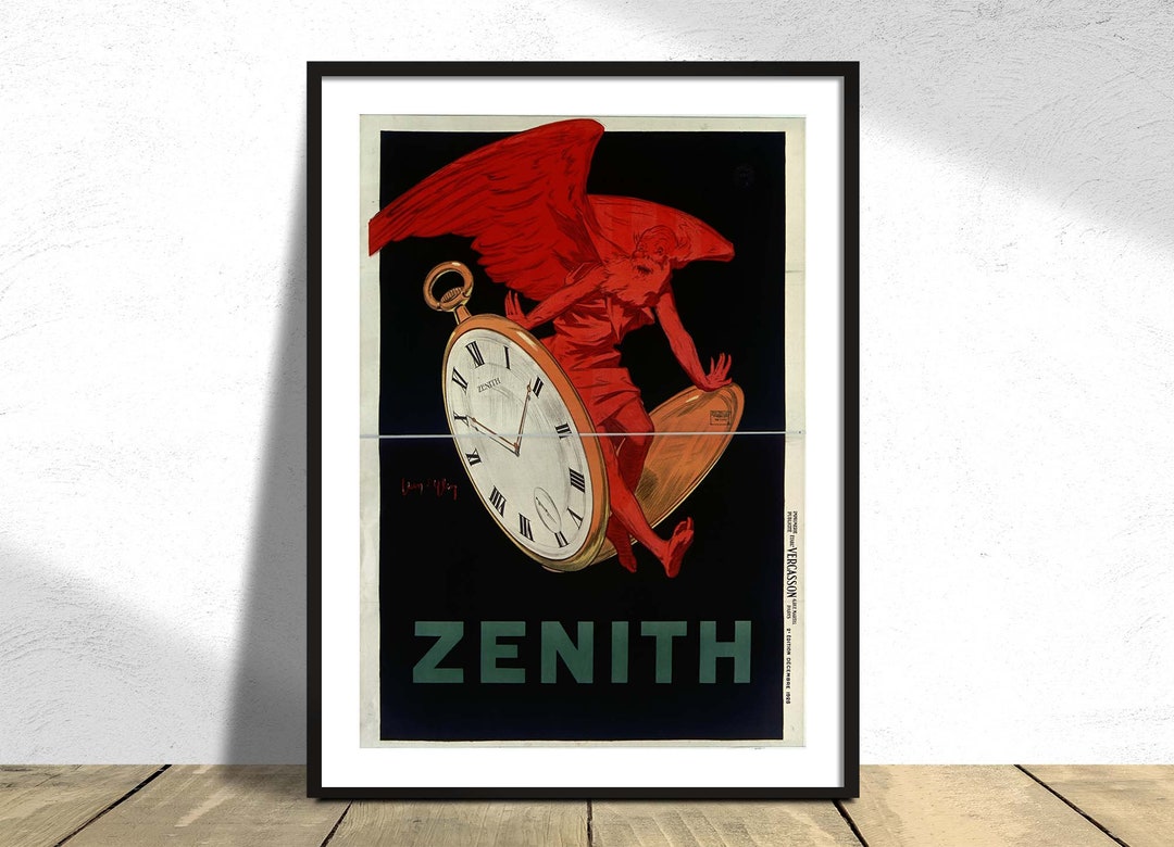 Zenith - Jean D'ylen I Advertising Poster, Gift Idea, Wall Dec, Retro ...
