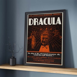 Dracula - Film Poster | Advertisement Poster, Print Reproduction, Old ...
