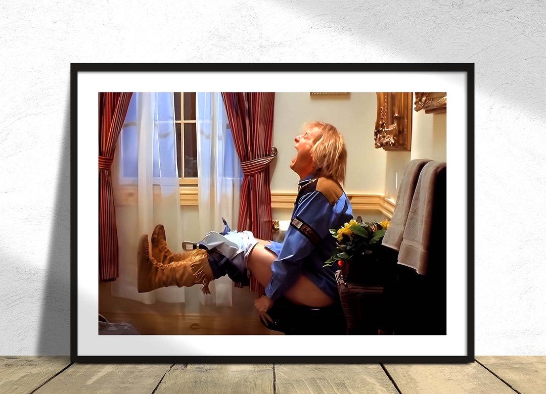 Dumb And Dumber Bathroom Scene Movie Poster Funny Toilet Scene