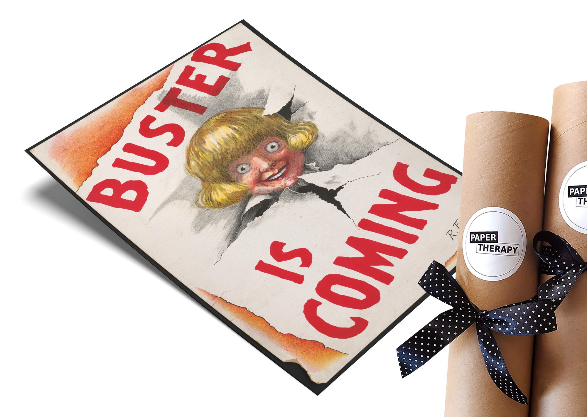 Buster is Coming Advertisement Poster Print Reproduction - Etsy