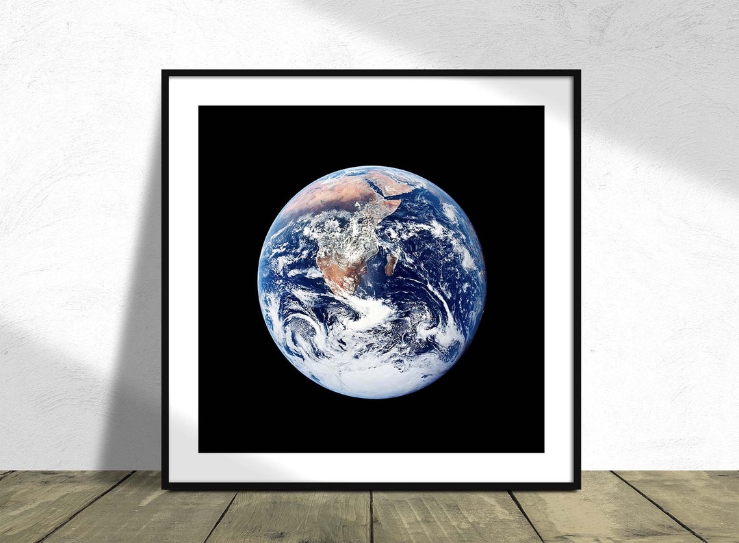 Earth. Original From NASA I Square Print, Square Poster, Nasa Poster ...