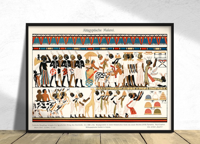 Ancient Eygptian Painting | Vintage Decor, Poster Reproduction, Ancient ...