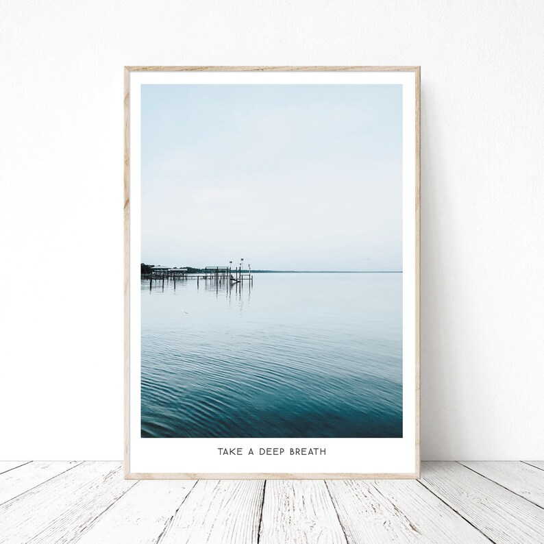 Take A Deep Breath Printed Poster Wallposter Posters - Etsy