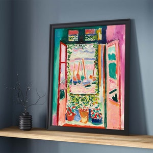Open Window, Collioure - Henri Matisse | Old Print, Home Dec, Vintage ...