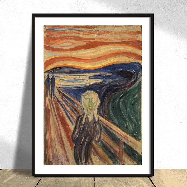 Munch the Scream Poster - Etsy