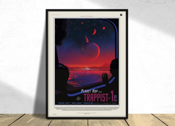 Planet Hop From Trappist-1e Voted Best Hab Zone Vacation - Etsy