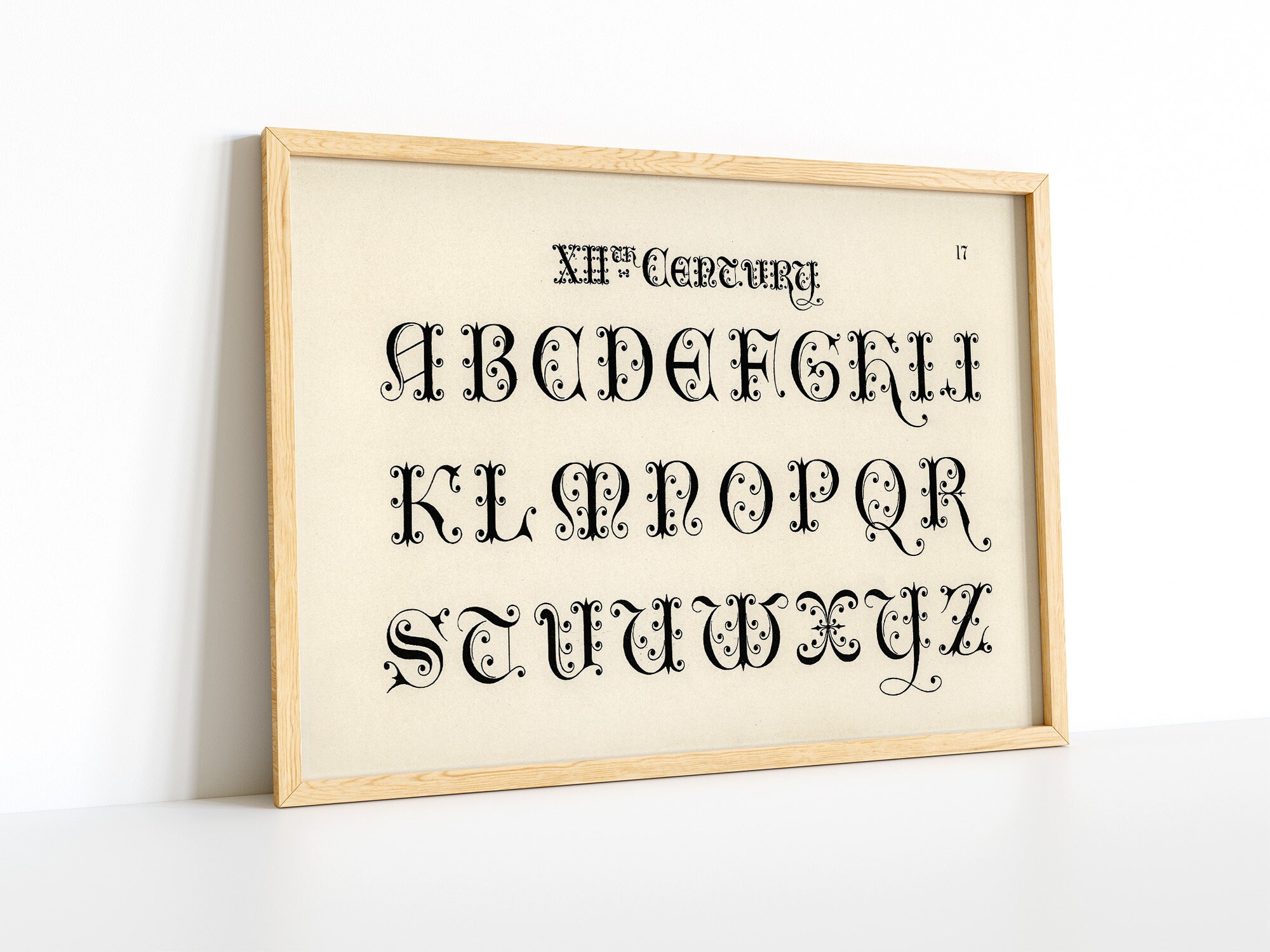 12th-century Calligraphy Fonts From Draughtsman's - Etsy