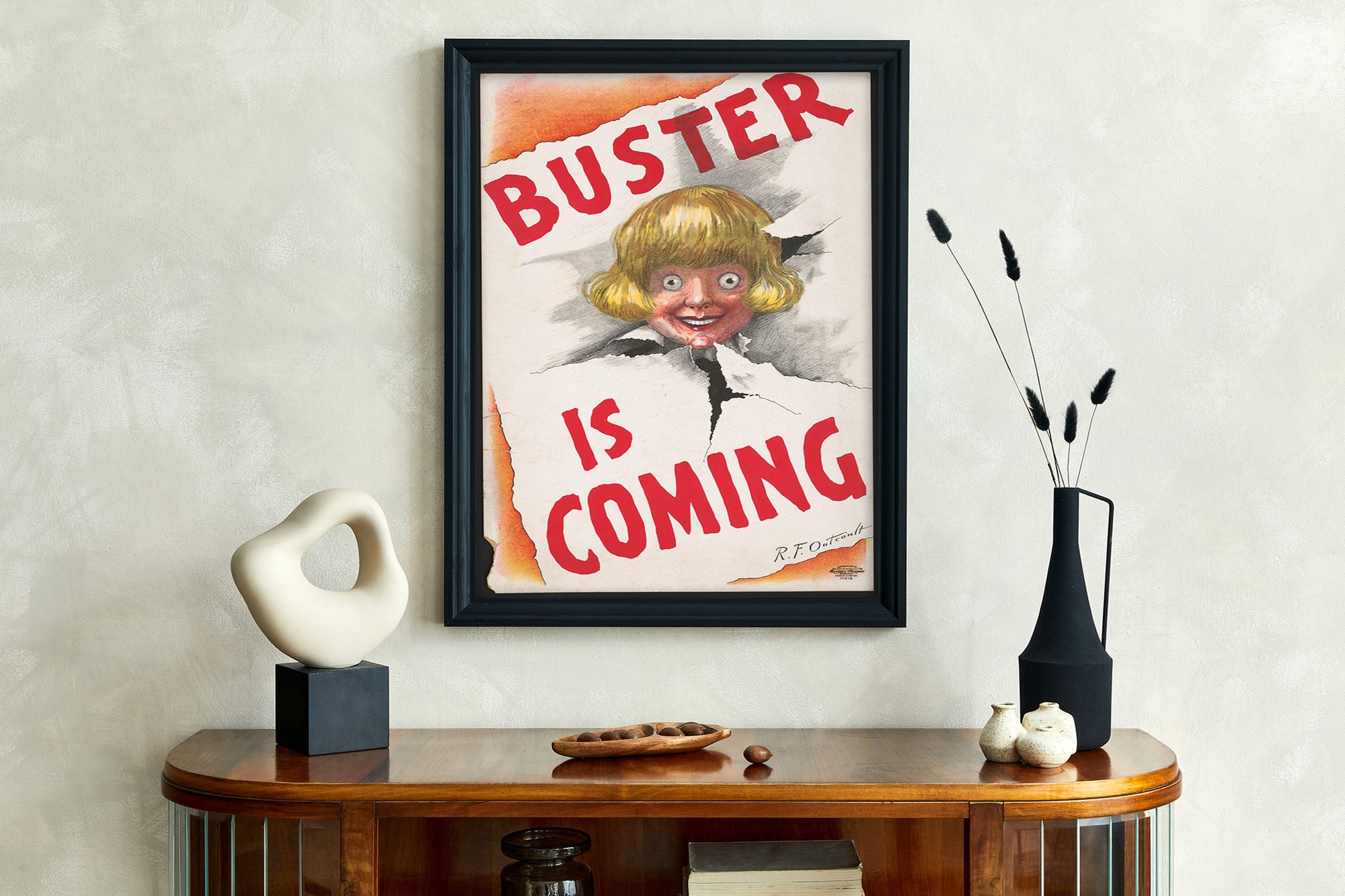 Buster is Coming Advertisement Poster Print Reproduction - Etsy