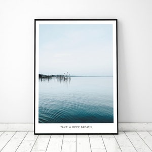 Take A Deep Breath Printed Poster Wallposter Posters Wallgallery Art ...