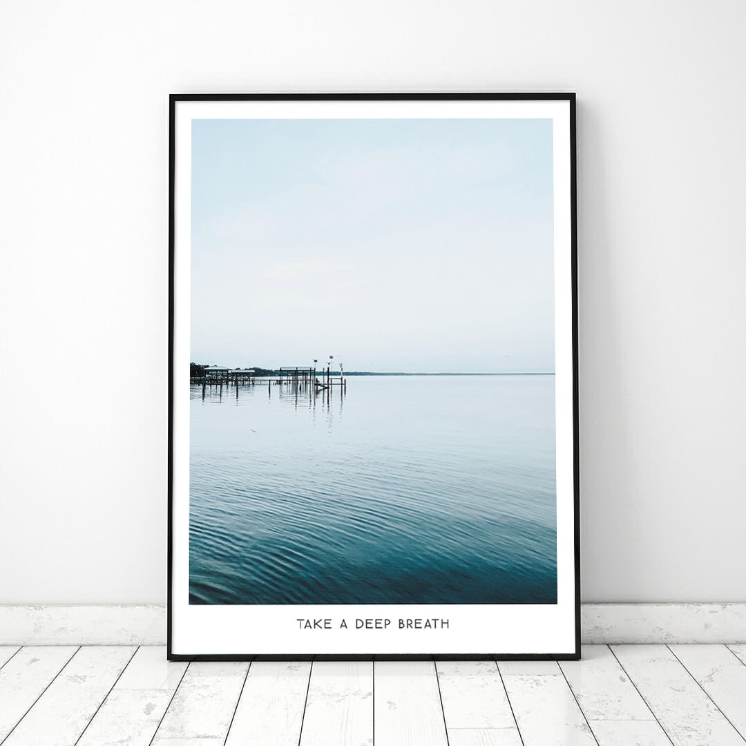 Take A Deep Breath Printed Poster Wallposter Posters - Etsy