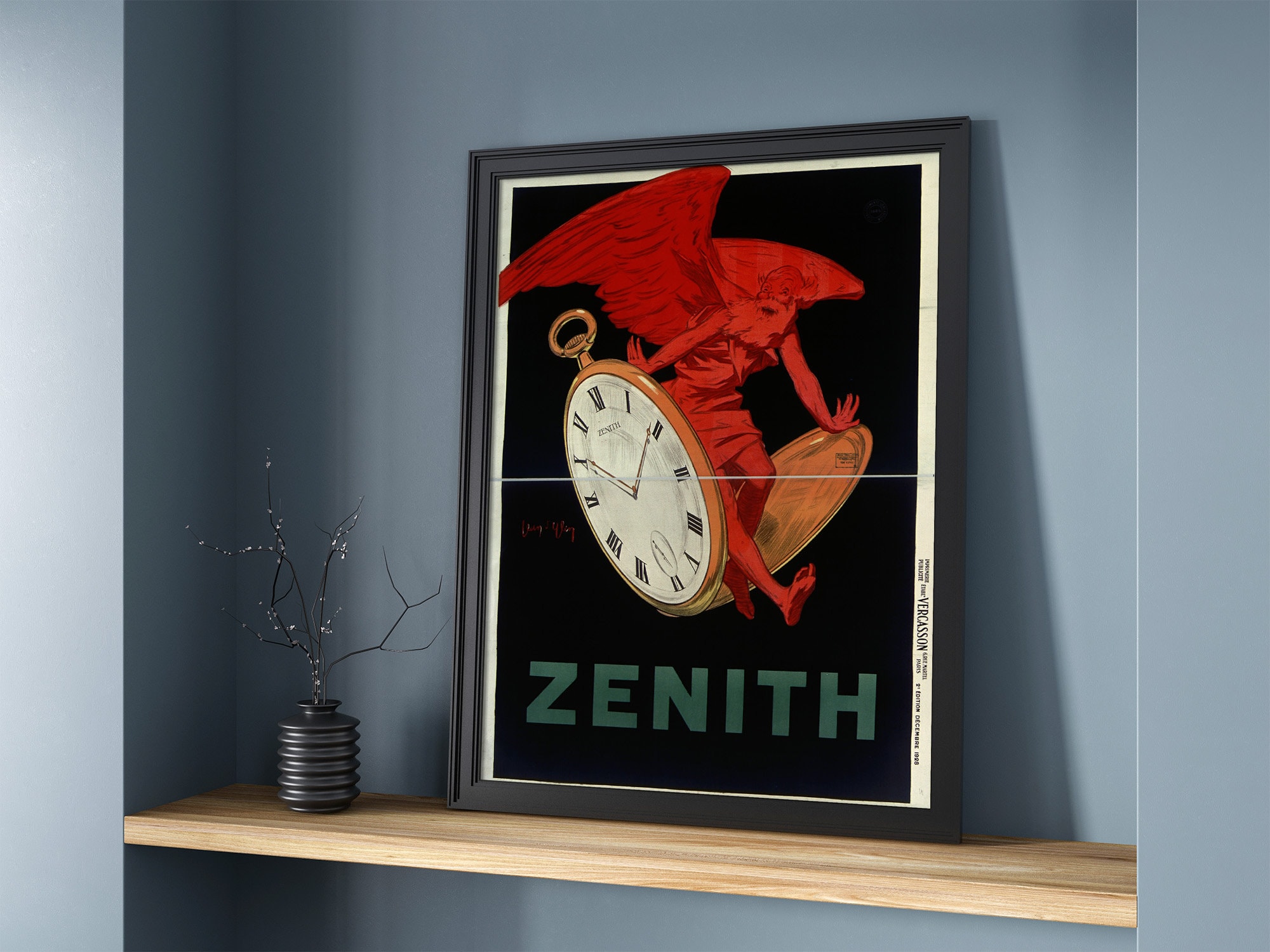 Zenith - Jean D'ylen I Advertising Poster, Gift Idea, Wall Dec, Retro ...