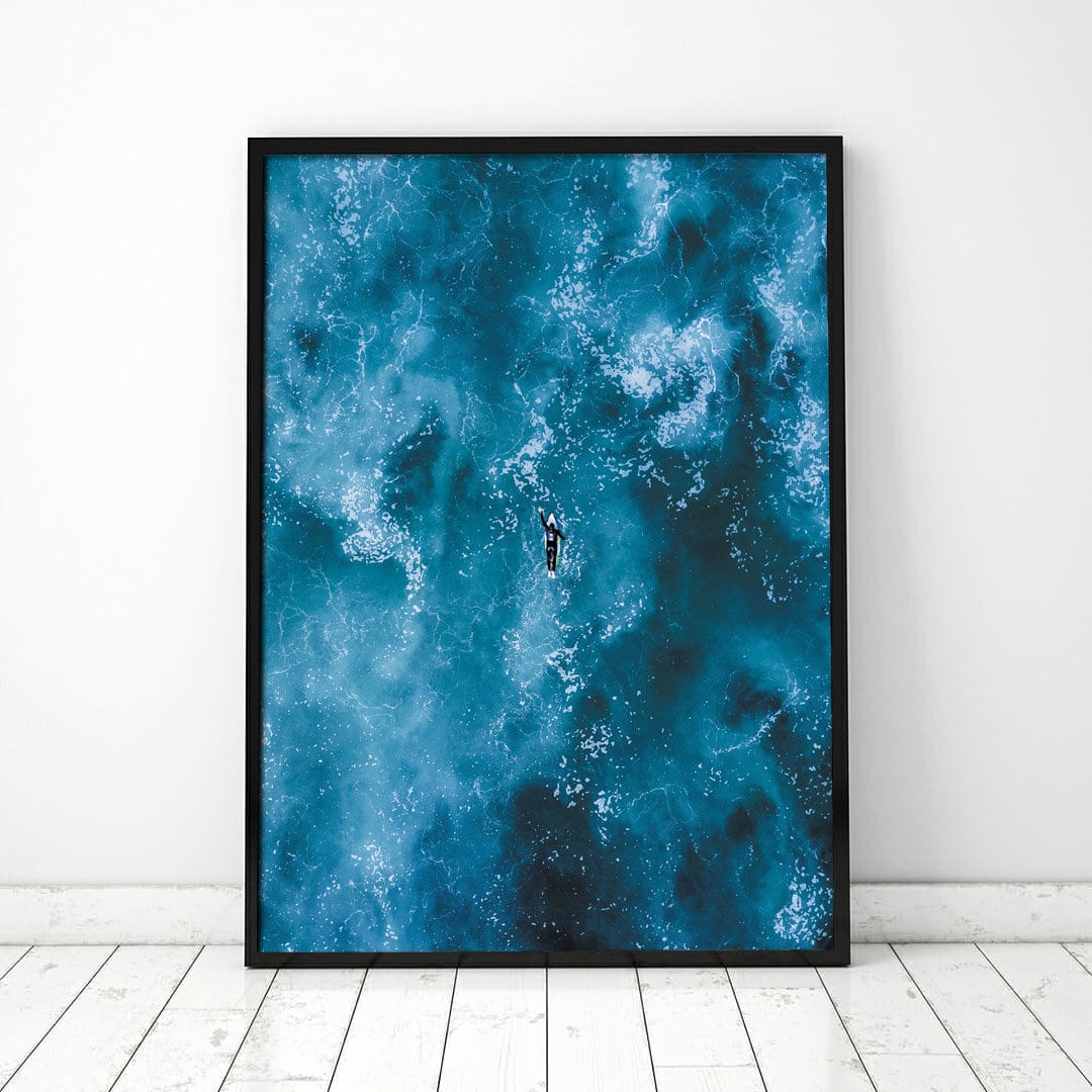 Surfer Sea Ocean Printed Poster Surf Posters Waves Art Print - Etsy