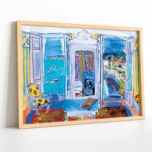 Window Opening on Nice - Raoul Dufy | Wall Decor Art Poster, Vintage ...