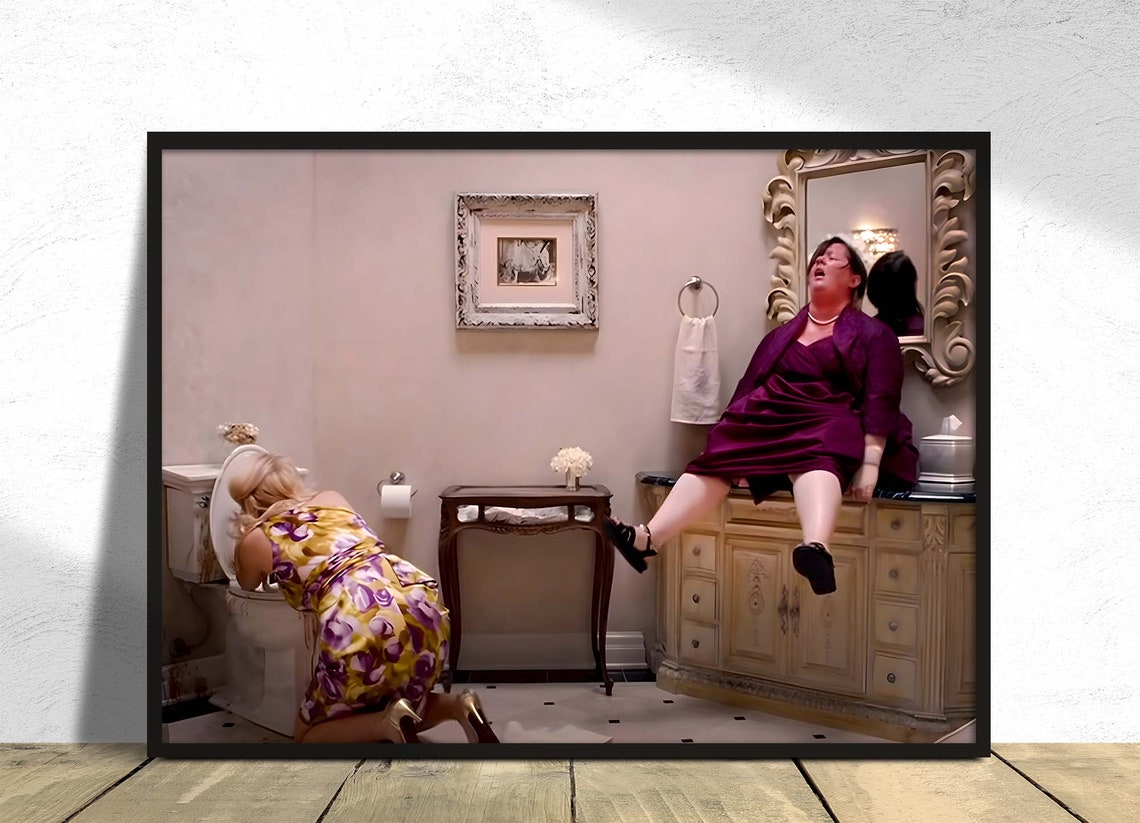 Bridesmaids Movie Poster Bathroom Scene Restroom Picture - Etsy