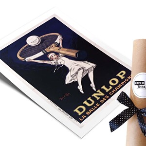 Dunlop, La Balle Des Champions - Jean D'ylen I Advertising Poster, Gift ...