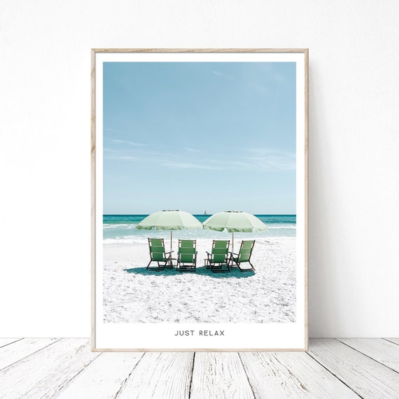 Just Relax Printed Poster Wallposter Posters Wallgallery Art | Etsy