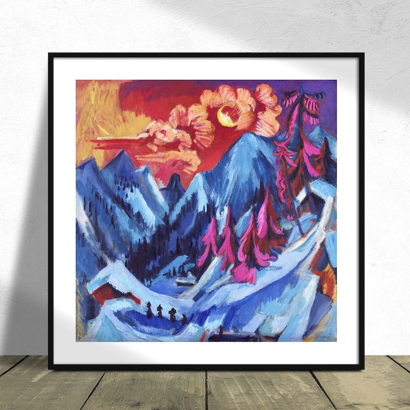 30x30 Winter Wall Art - Etsy UK