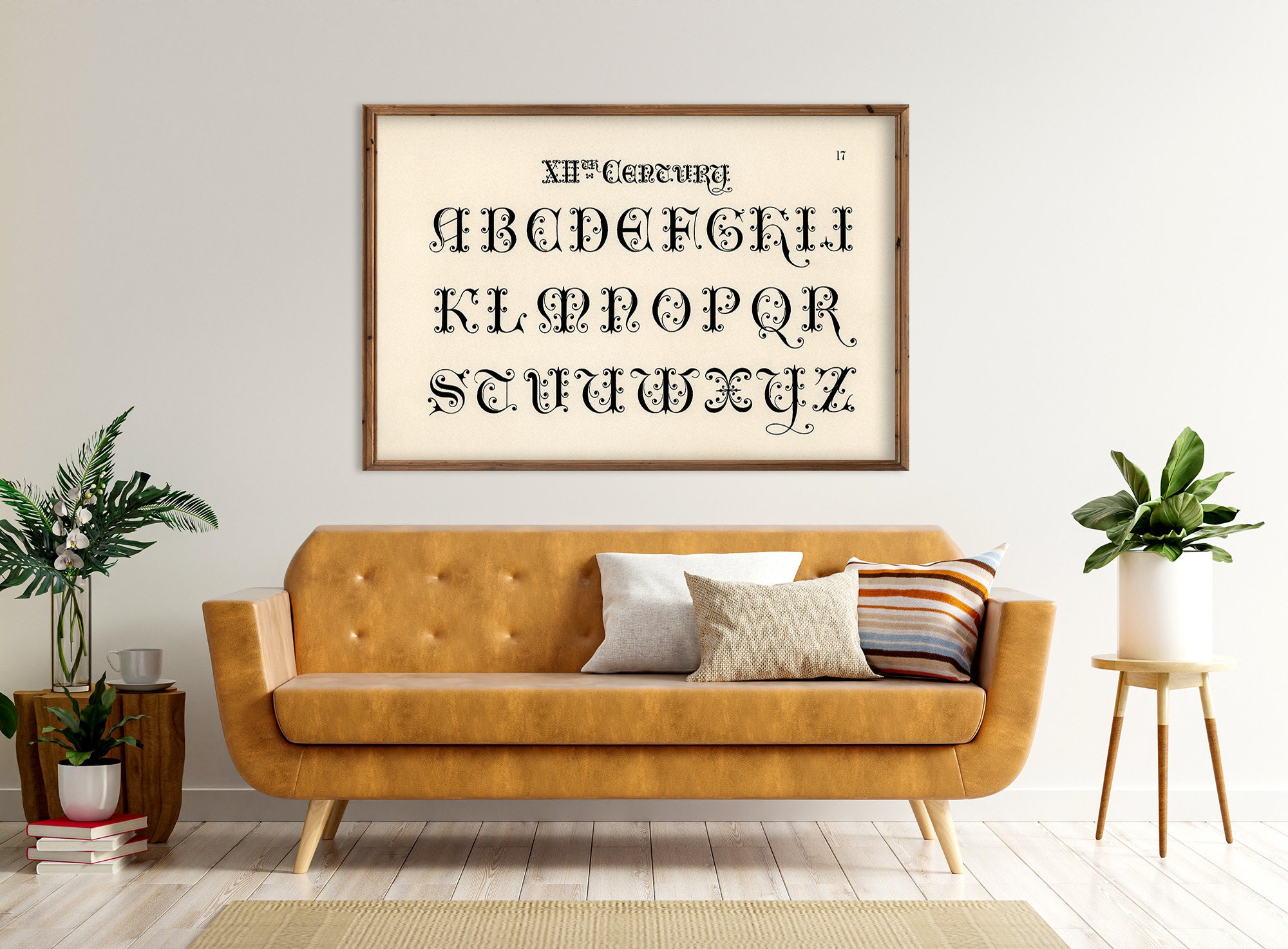 12th-century Calligraphy Fonts From Draughtsman's - Etsy