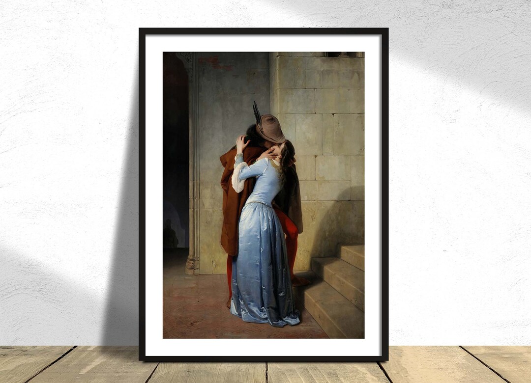 The Kiss - Francesco Hayez | Classic Art, Austrian Nouveau Style ...