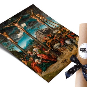 The Crucifixion - Lucas Cranach the Elder | Reproduction Print, Old ...