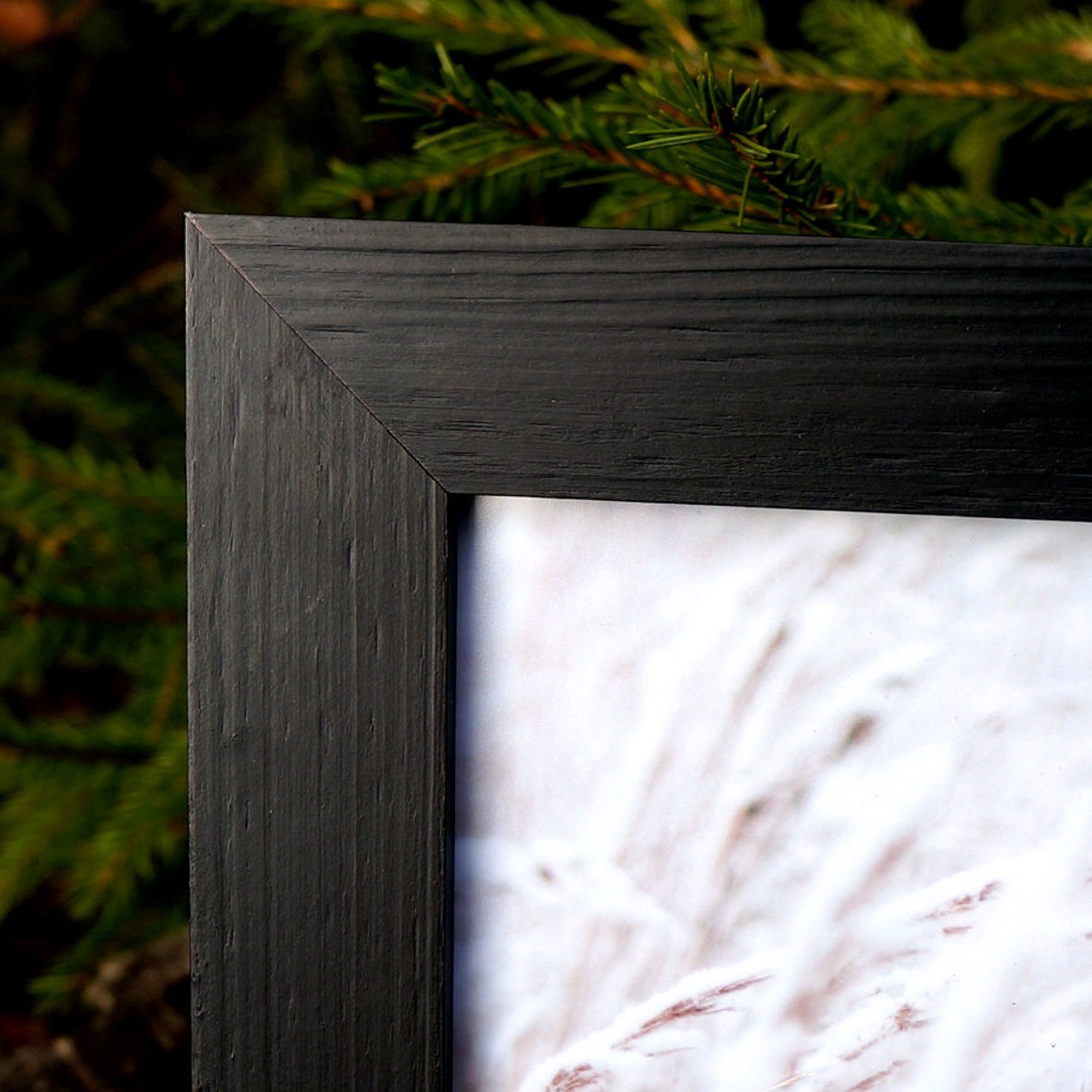 Natural Wood Frame 3 Colors: Natural Black Walnut. Any - Etsy
