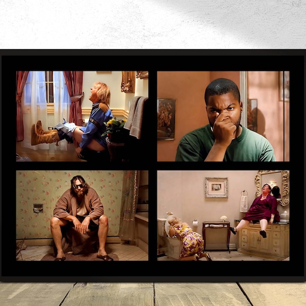 Friday Toilet Poster - Etsy