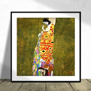 Hope II - Gustav Klimt | Classic Art, Austrian Nouveau Style ...