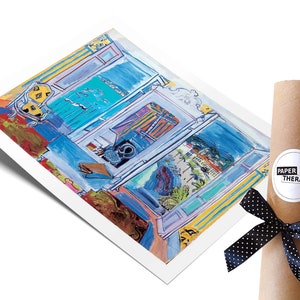 Window Opening on Nice - Raoul Dufy | Wall Decor Art Poster, Vintage ...