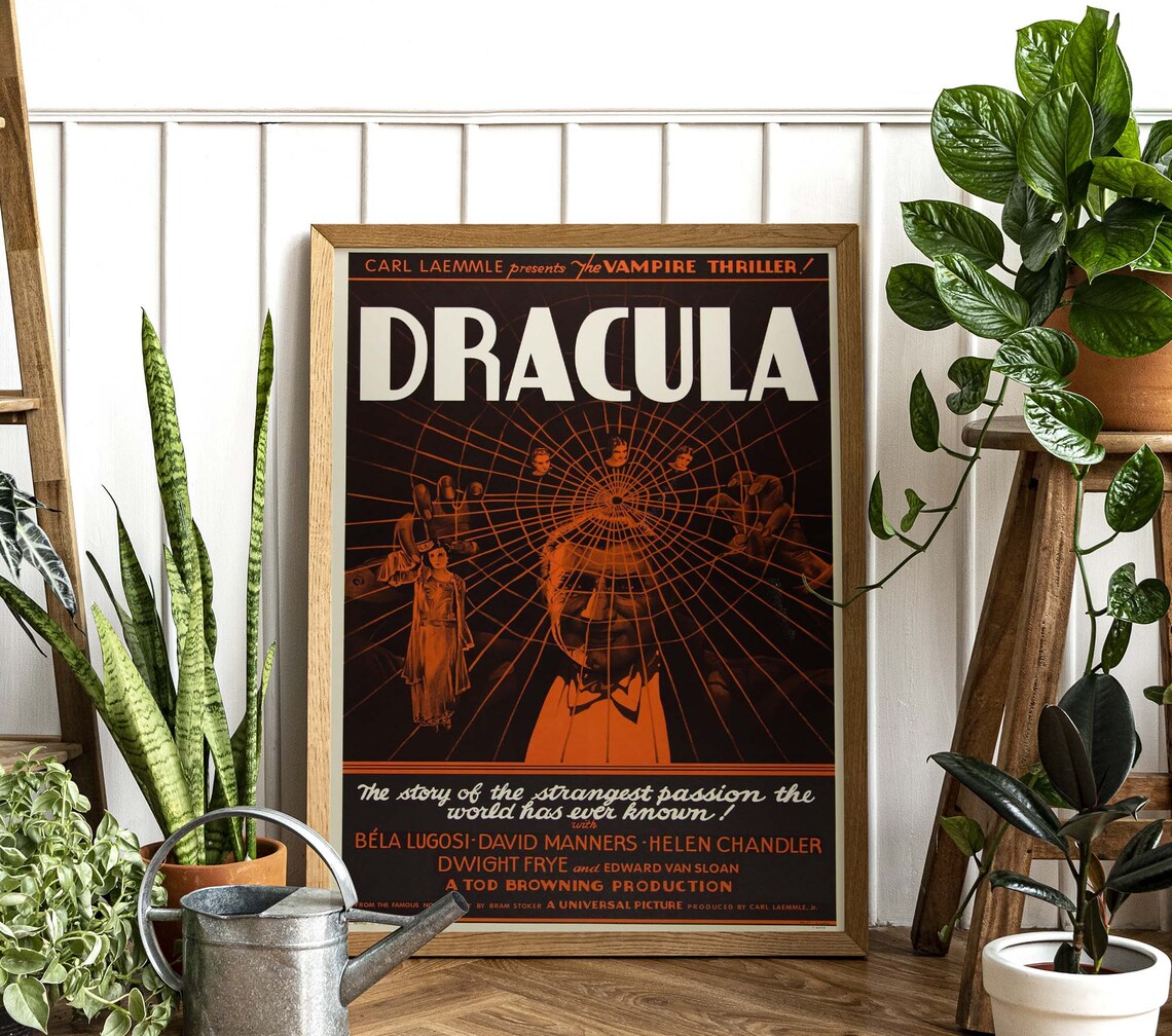 Dracula - Film Poster | Advertisement Poster, Print Reproduction, Old ...