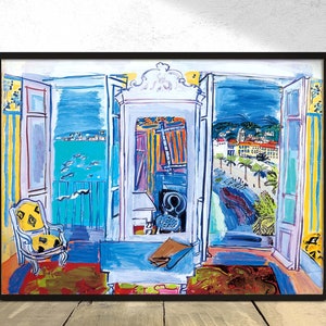 Window Opening on Nice - Raoul Dufy | Wall Decor Art Poster, Vintage ...