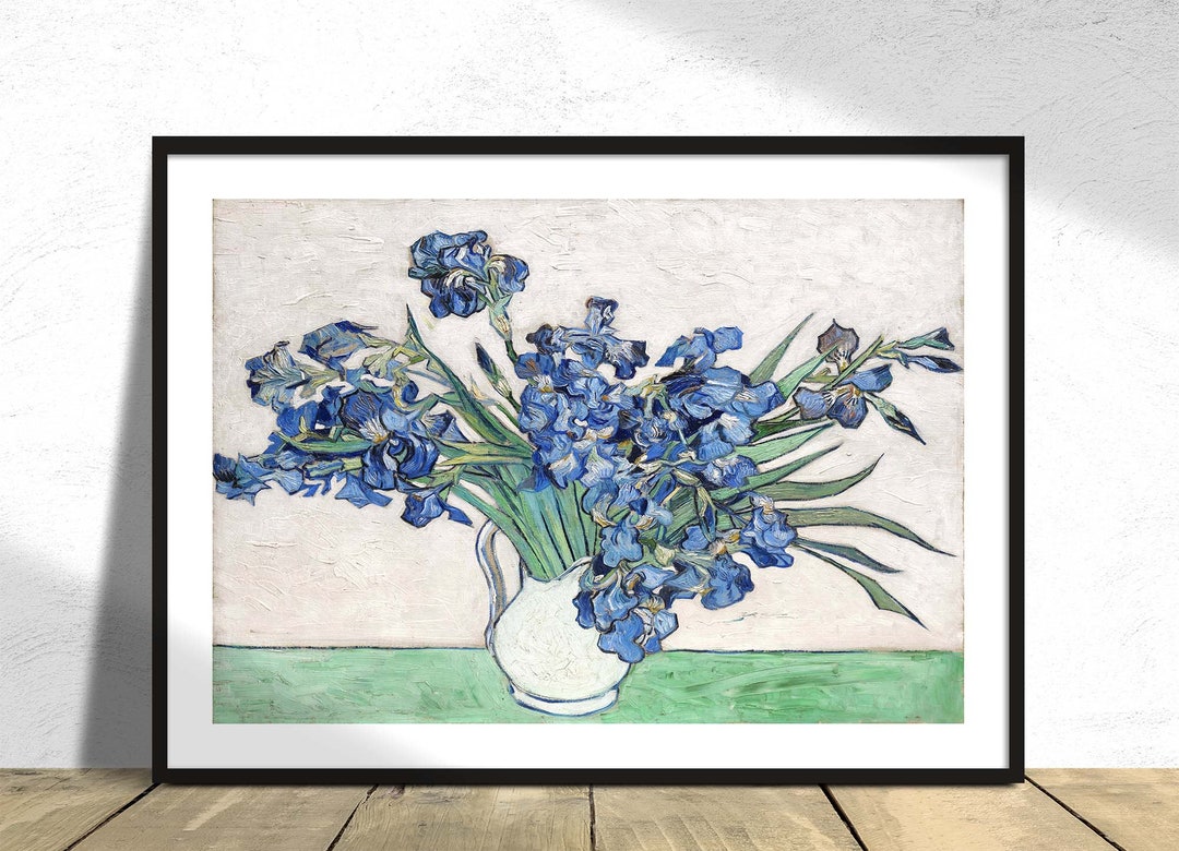 Irises 2 Vincent Van Gogh Vintage Print,poster Reproduction,post ...
