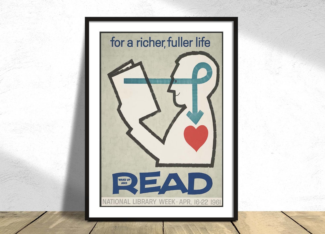 For a Richer, Fuller Life Wake up and Read. National Library Week · Apr ...