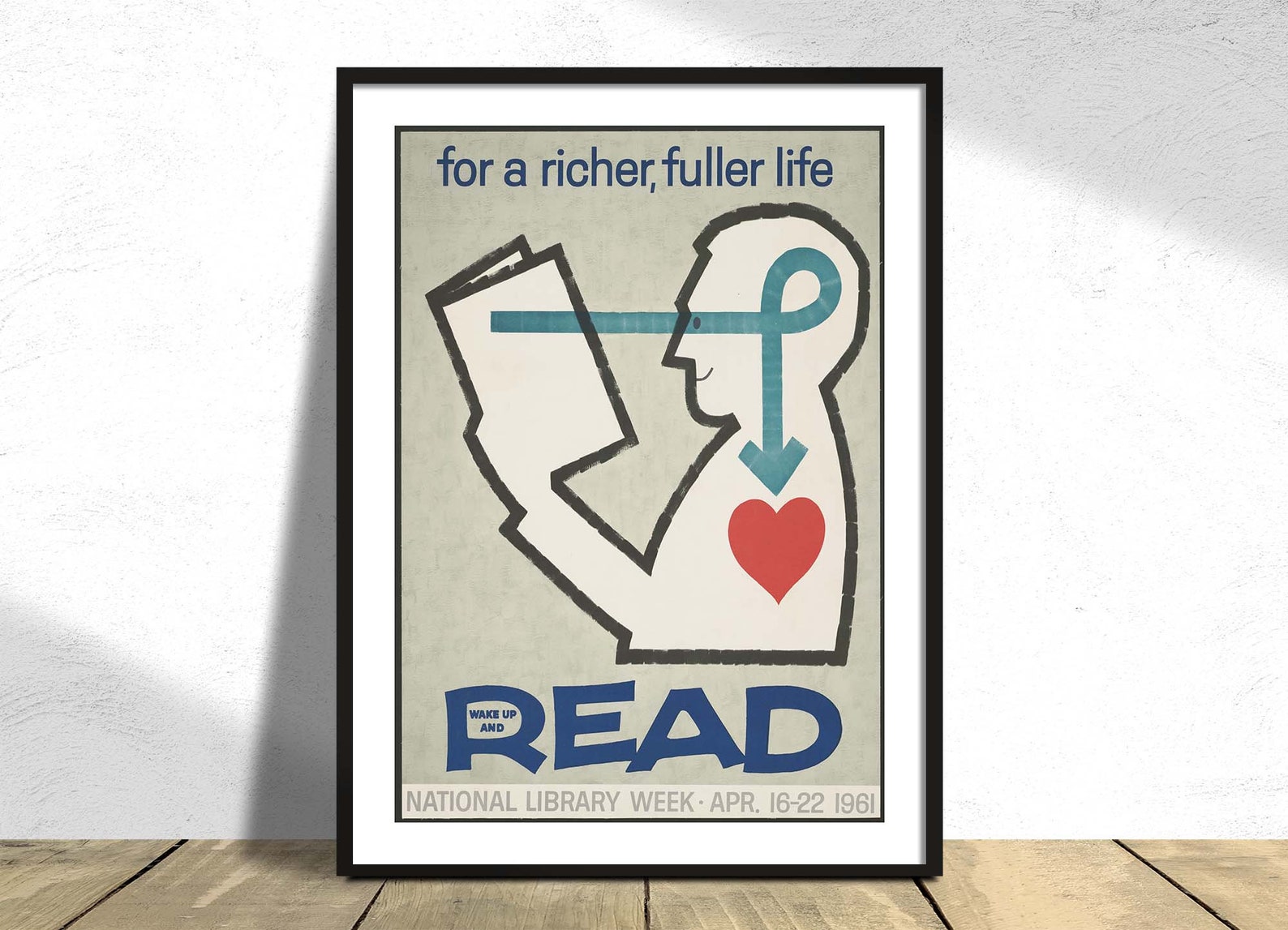 For a Richer, Fuller Life Wake up and Read. National Library Week · Apr ...