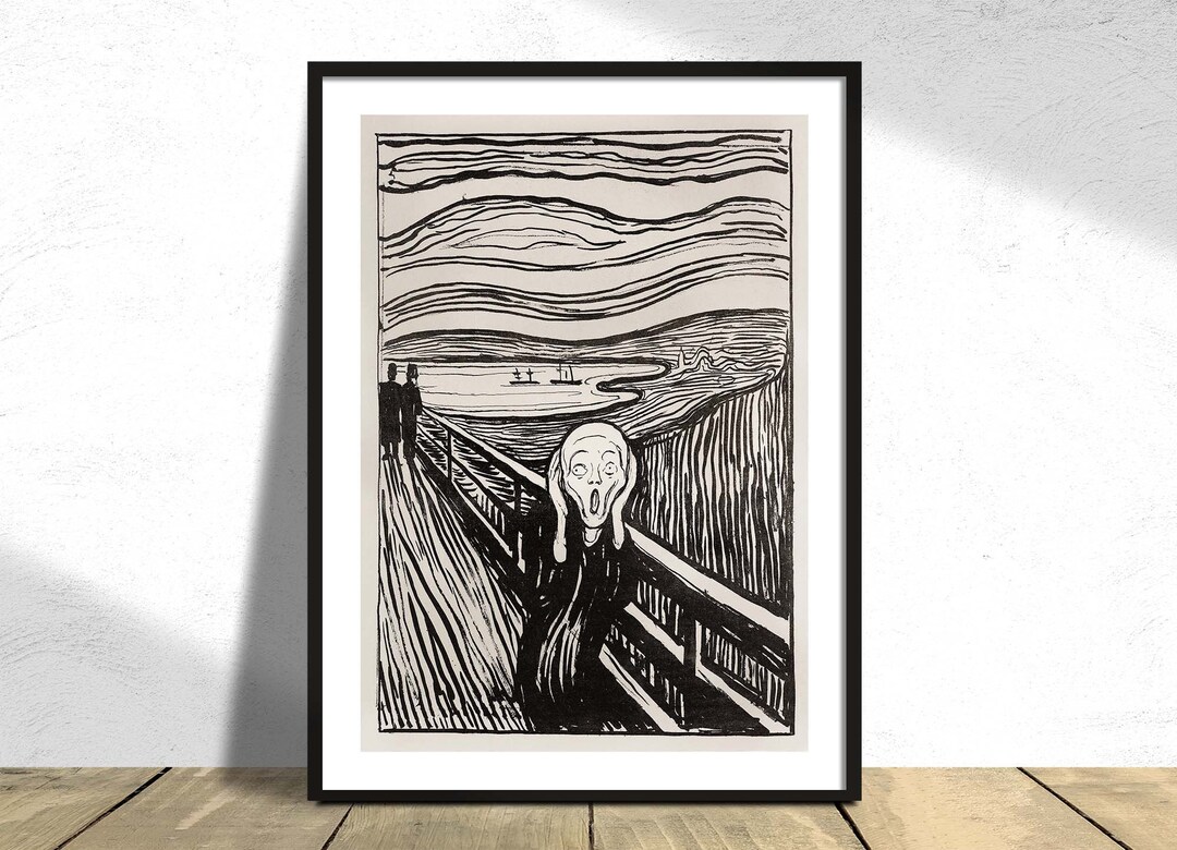 The Scream - Edvard Munch | Famous Art, Abstract Art, Poster ...