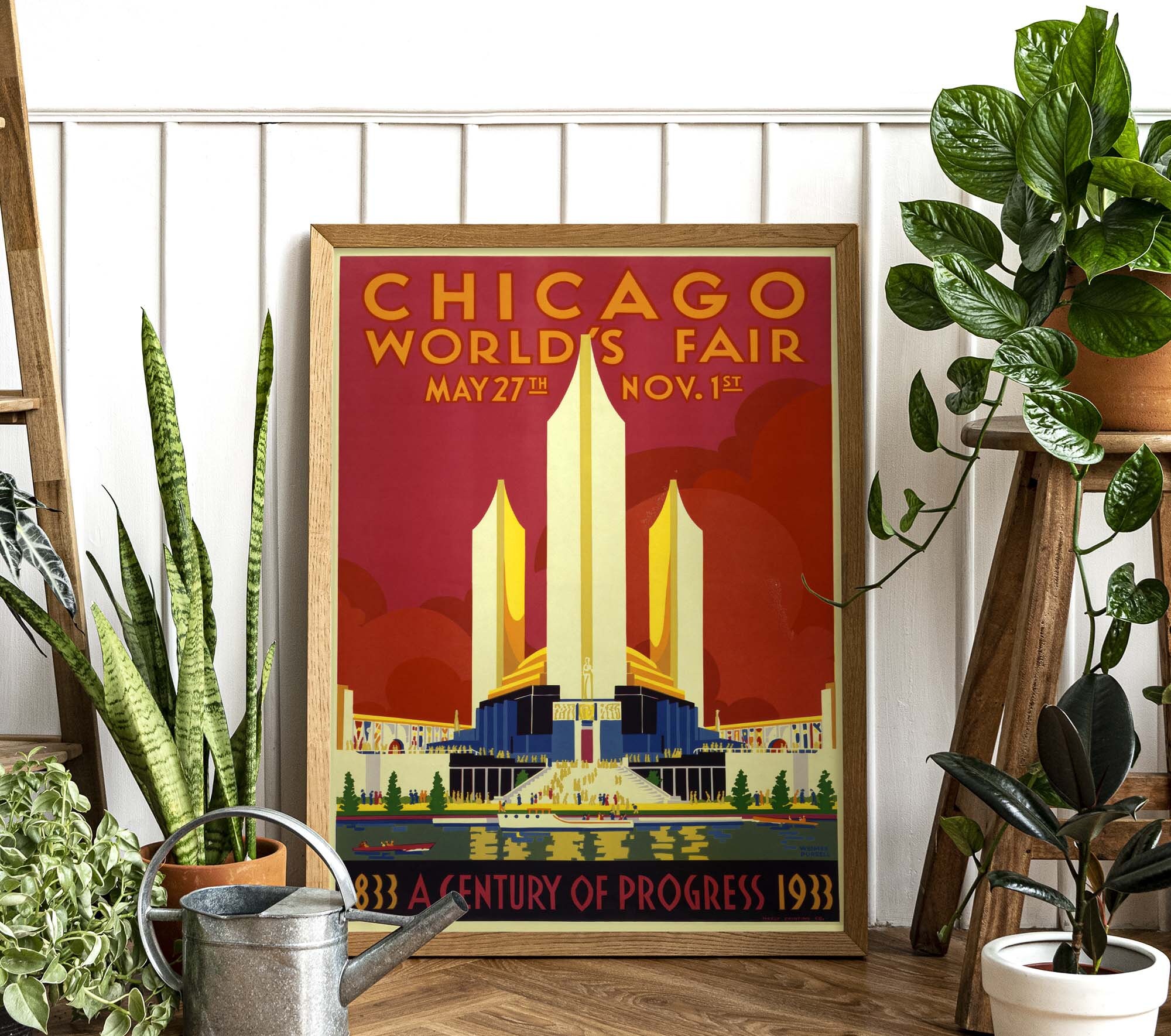 Chicago World's Fair, a Century of Progress, Expo Poster, 1933 Itravel ...