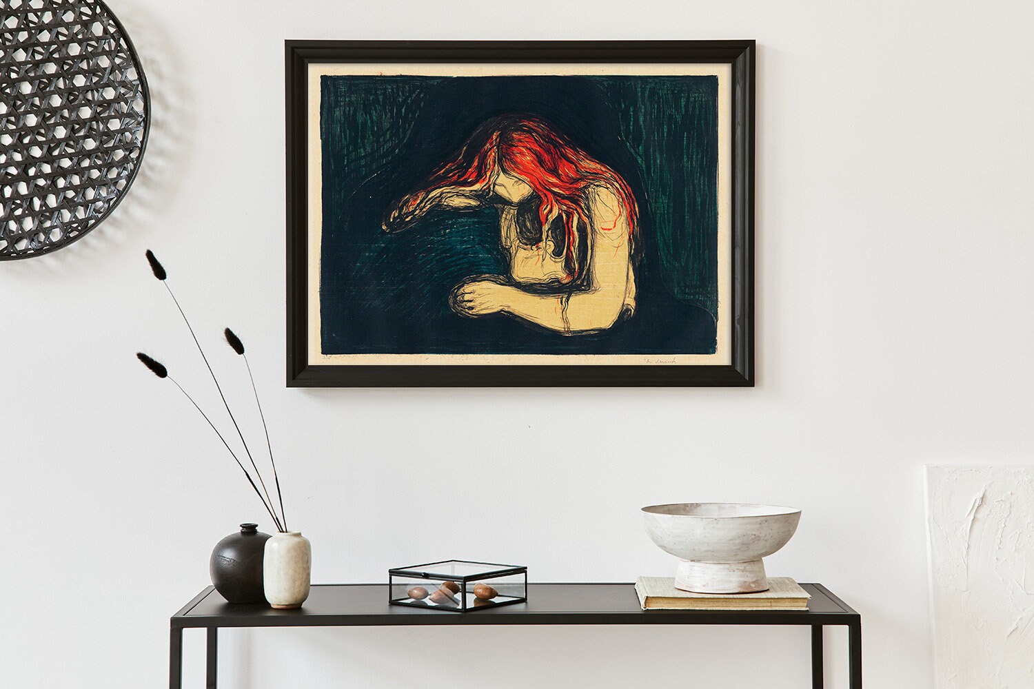 The Vampire II - Edvard Munch | Famous Art, Poster Reproduction, Old ...