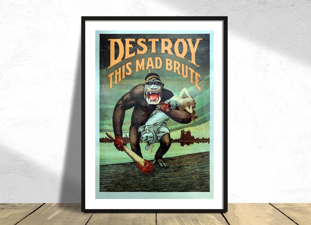 Destroy This Mad Brute Enlist - U.S. Army - Harry R. Hopps | USA Art ...